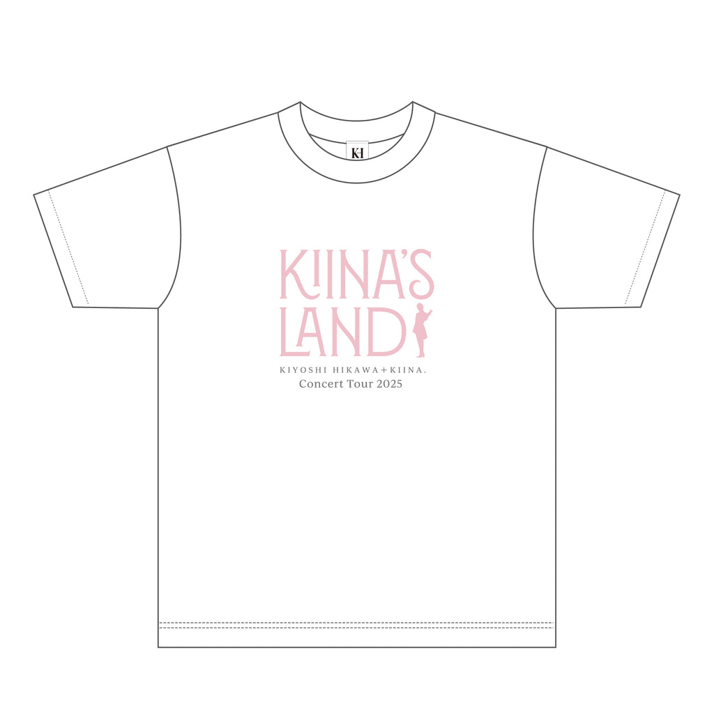 KIINA’S LAND Tシャツ/白 – KIYOSHI HIKAWA KIINA. Official Store